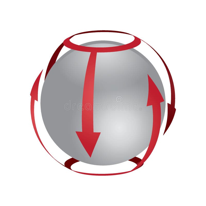 Spherical Logo Element Design. Vector Illustration Decorative Design ...