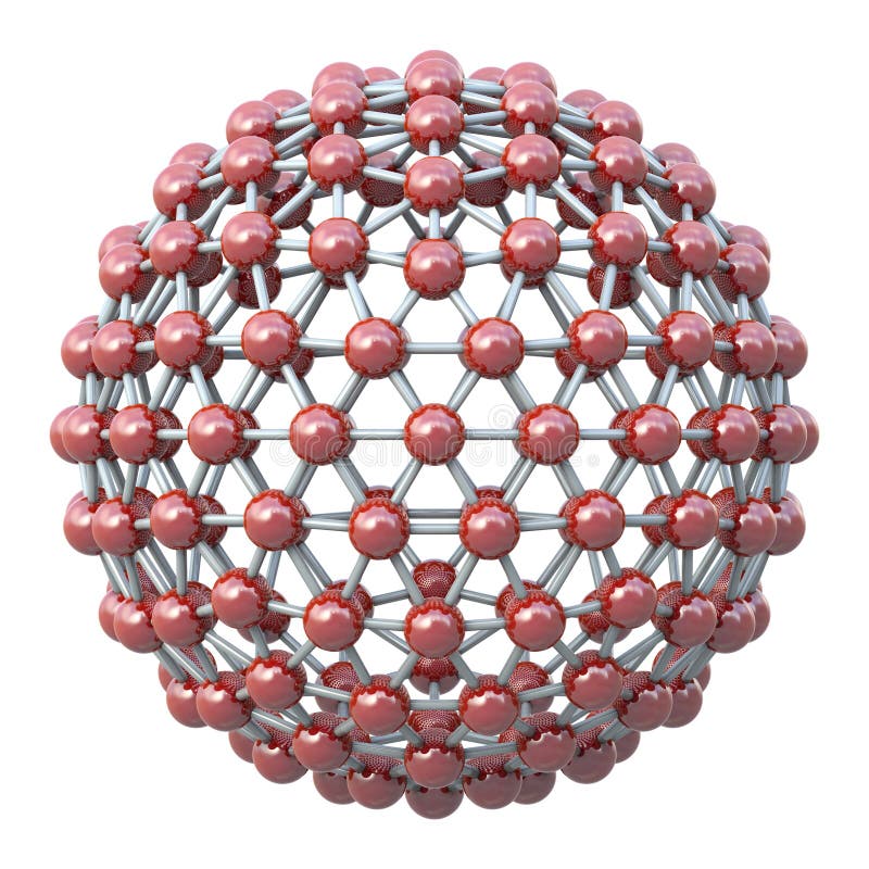 Spherical molecular grid stock illustration. Illustration of wire ...