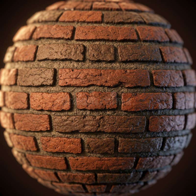 A Spherical Object is Covered with Evenly Spaced, Horizontally Aligned ...