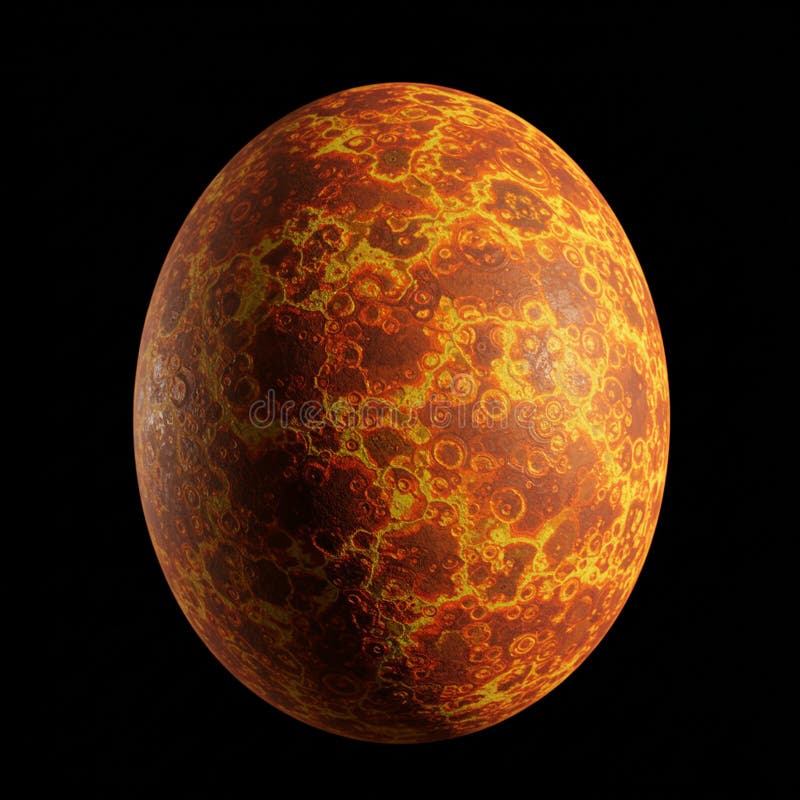 A Spherical Object Resembling a Planet, Featuring a Vibrant Surface ...