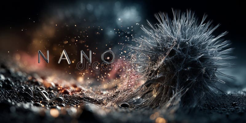 A Spherical Representation of "Nano" Surrounded by Smaller Spheres and ...