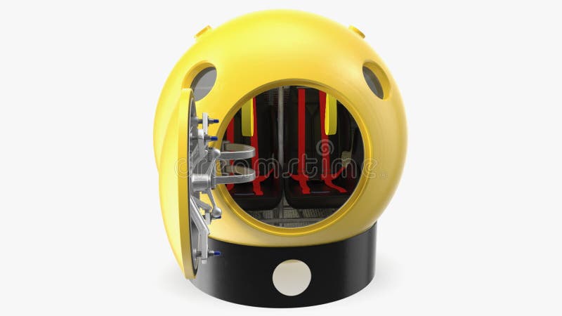 Spherical Safety Pod with Multi Point Harness System Stock Image ...