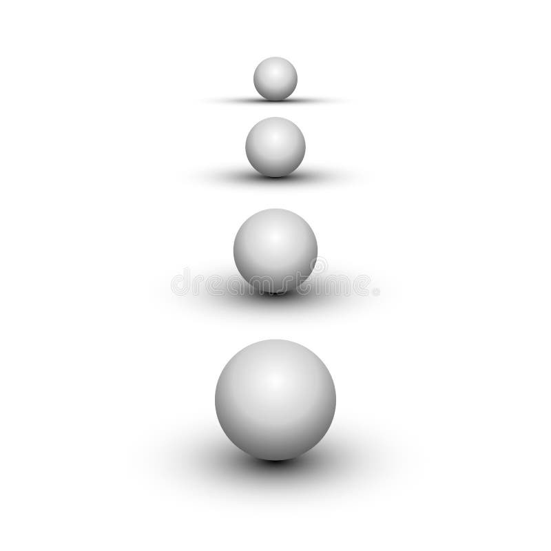 Spherical Shadow Set Objects Stock Illustrations – 10 Spherical Shadow ...