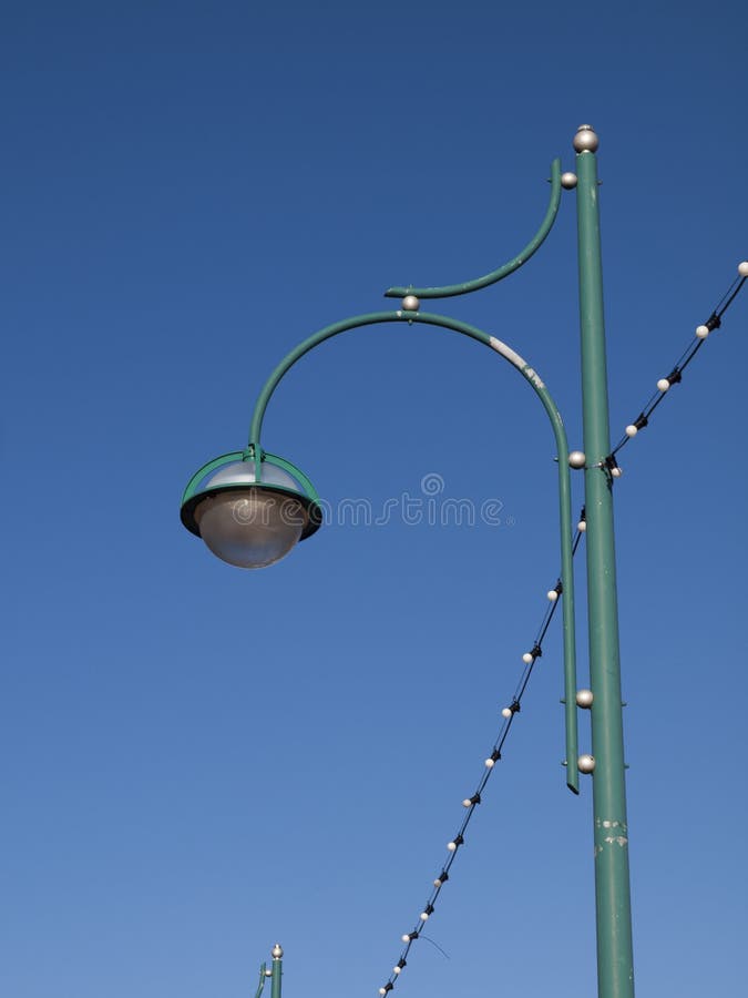 Spherical street light stock photo. Image of outdoors - 69633862