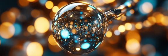 A Spherical Structure Captivates with Vibrant, Shifting Patterns that ...