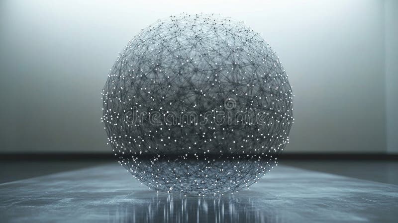 A Detailed Network Sphere Constructed from Interconnected Lines and ...