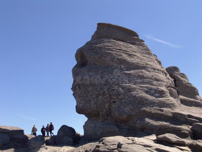 Sphinx of Bucegi in Romania Stock Photo - Image of carpati, mountains ...