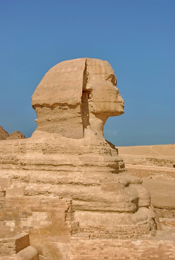 The Sphinx stock image. Image of face, looking, ancient - 4314309