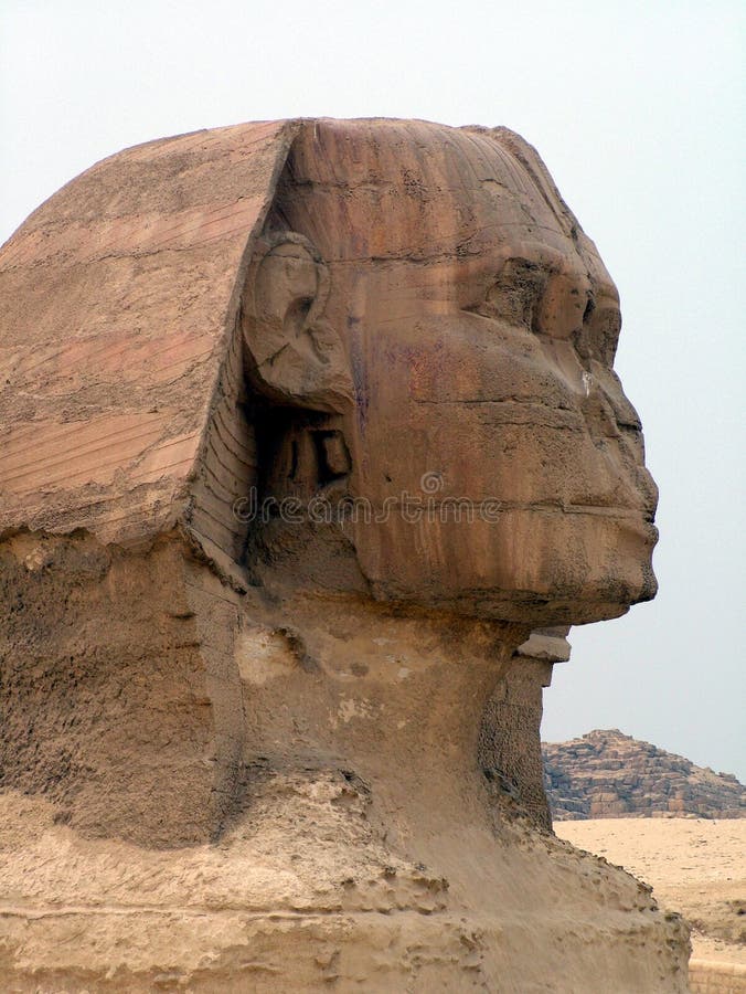 Rear View of the Sphinx, Cairo, Egypt Travel Stock Photo - Image of ...