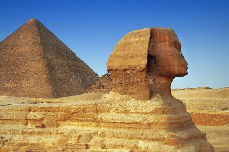 Sphinx in close up stock photo. Image of traveling, landmark - 6614230