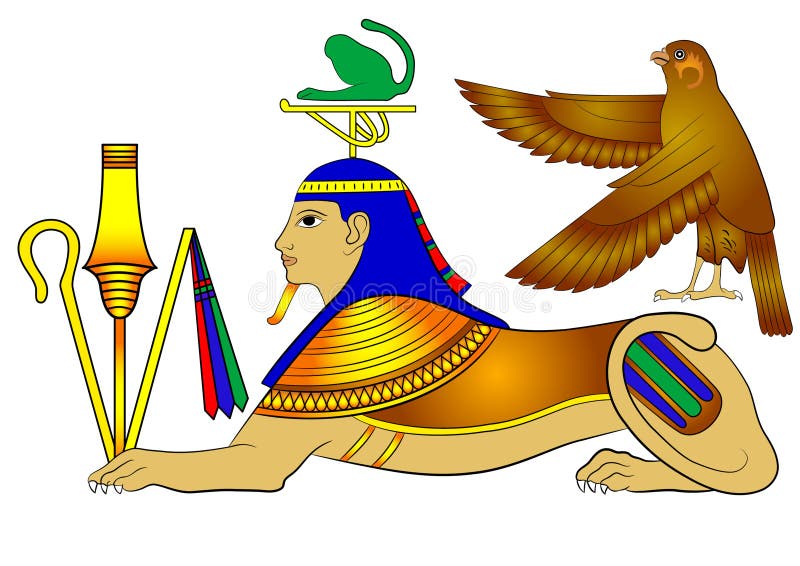 Sphinx - Creature of Ancient Egypt Stock Vector - Illustration of ...