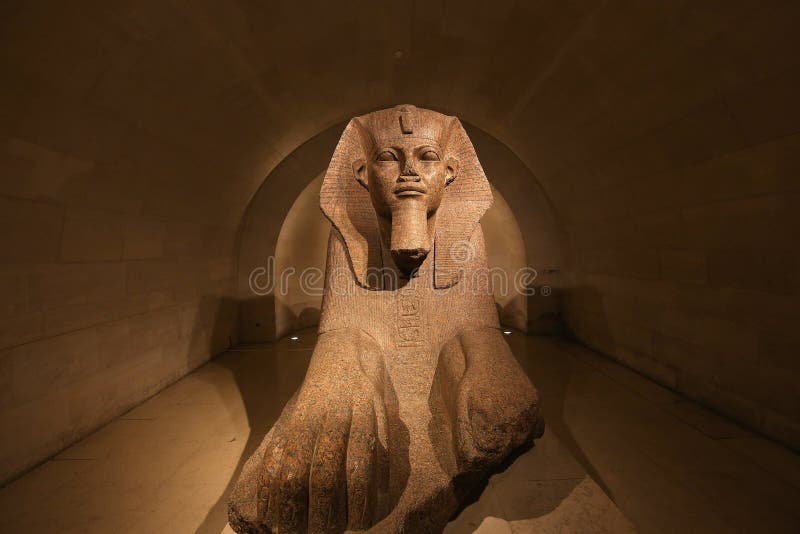 Sphinx De Tanis, Le Louvre, Paris, France Image éditorial - Image du ...