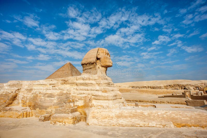 Sphinx. Egypt stock photo. Image of archeology, mausoleum - 49789184