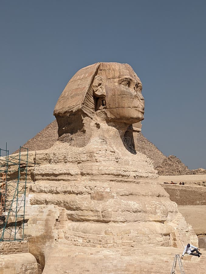 Sphinx in Egypt stock image. Image of monument, monolith - 273263529