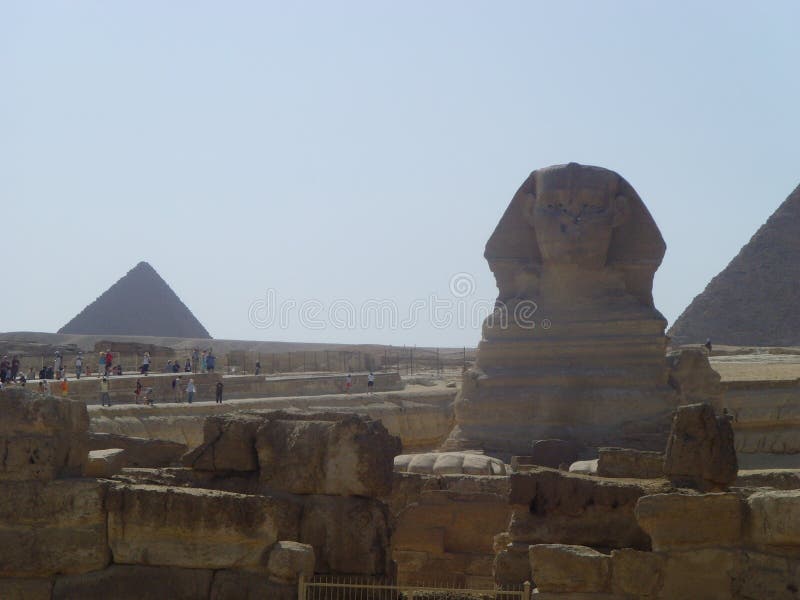 Sphinx Front view stock image. Image of view, ground - 168614805