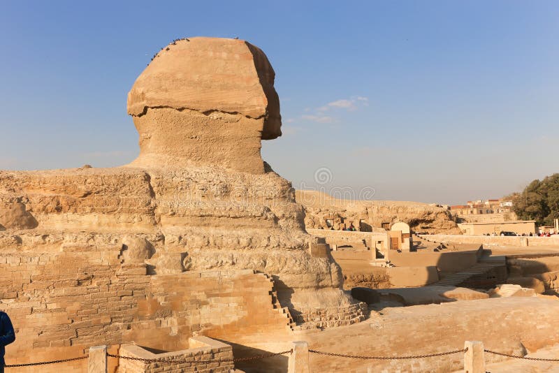 Sphinx at Giza, Egypt stock image. Image of landmark - 101582563