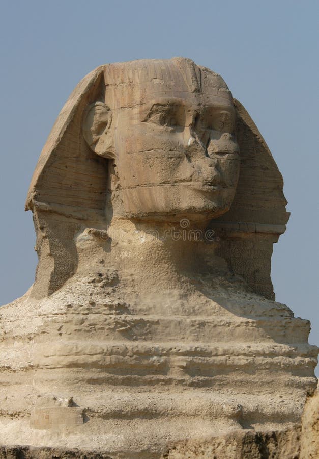 Bon Profil Du Sphinx De Giza. Image stock - Image du félin, tête: 15582149