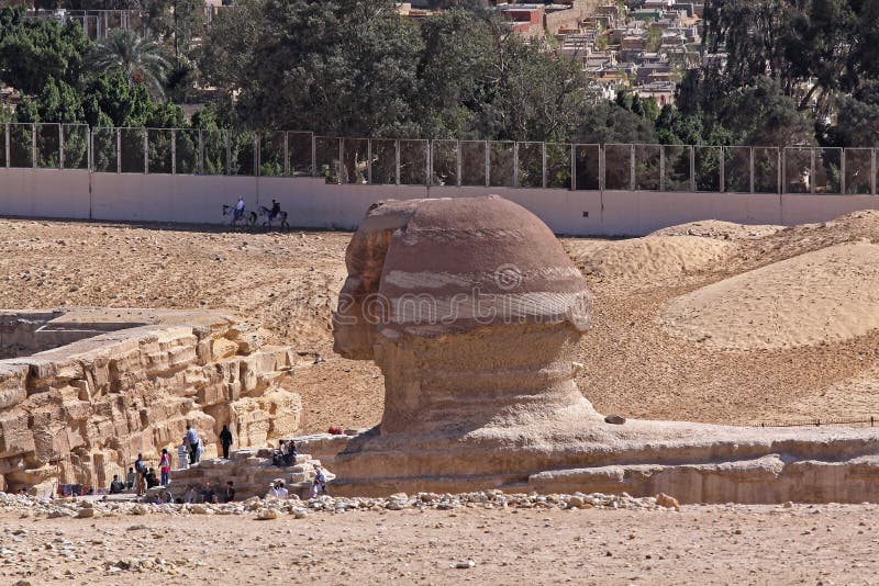 The Sphinx head stock image. Image of egypt, heritage - 7924179