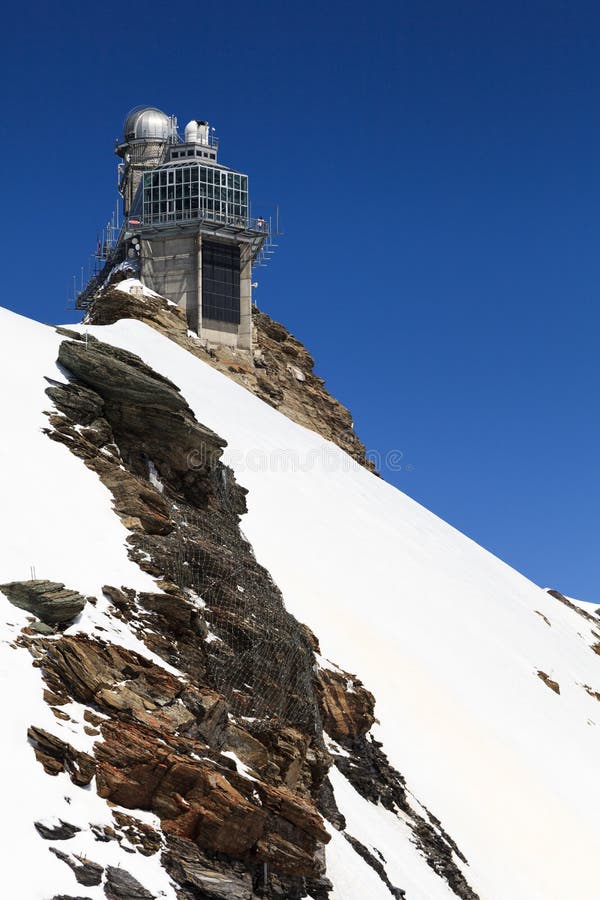 Sphinx High Altitude Observatory in Jungfraujoch Pass in Switzerland ...