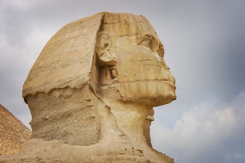 The Sphinx head stock image. Image of egypt, heritage - 7924179
