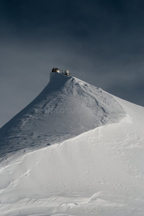 The Sphinx at the Jungfraujoch Editorial Photo - Image of beauty, dark ...