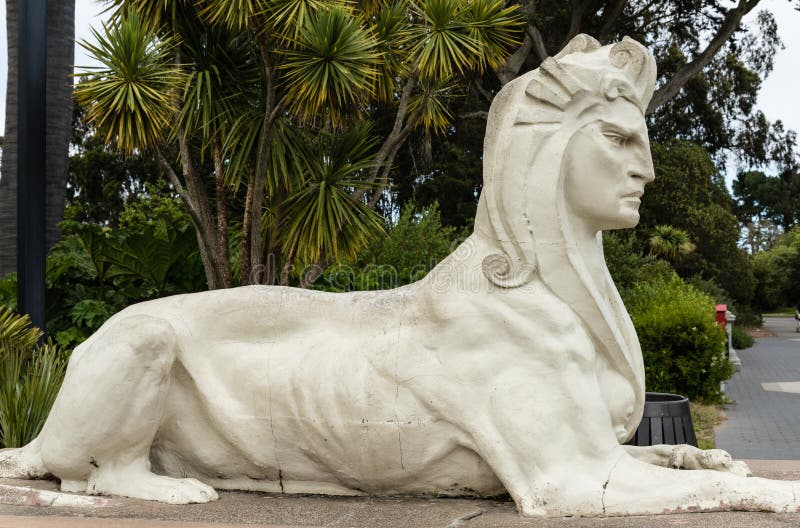 Sphinx like sculpture stock image. Image of form, decoration - 31453545