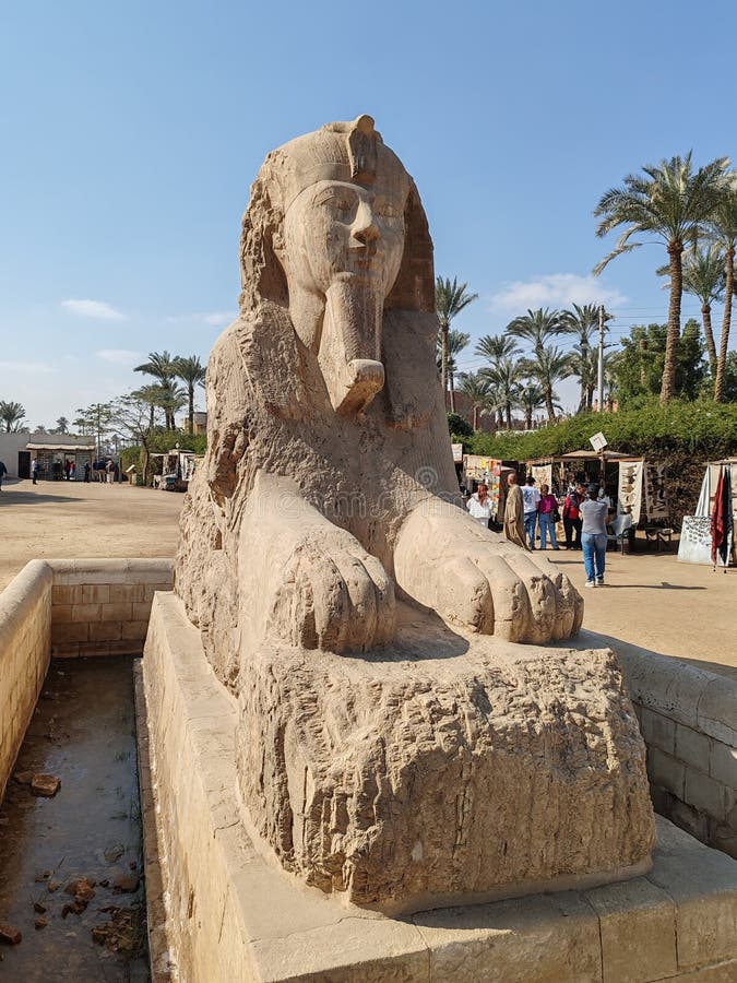 Sphinx of Memphis editorial stock photo. Image of statue - 376435753
