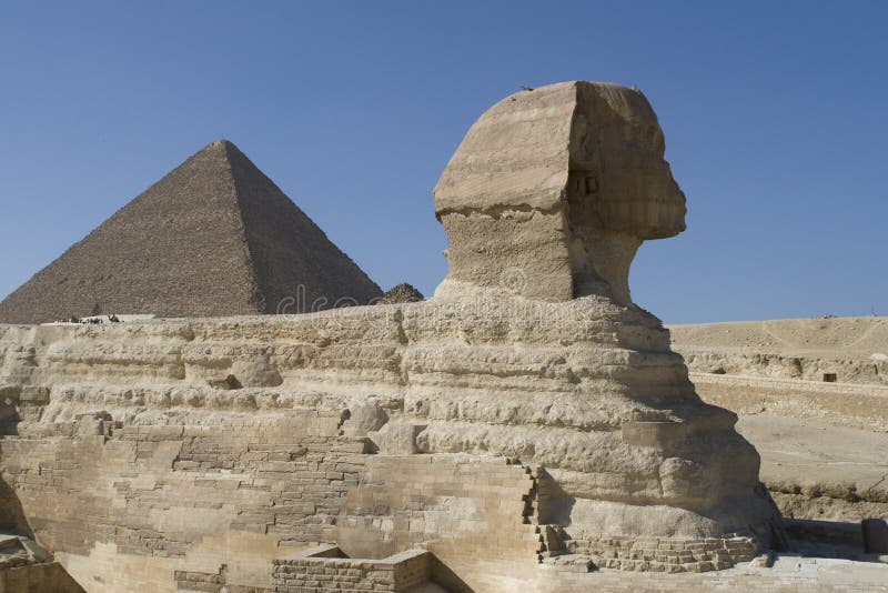 Sphinx And Pyramid Picture. Image: 4725742