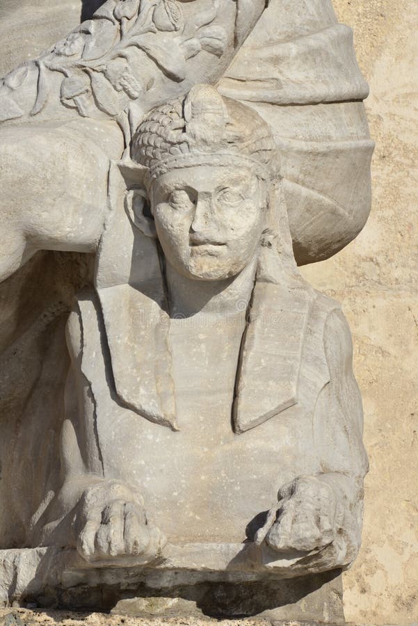 Sphinx in Rome stock image. Image of rome, monument, egyptian - 75355273