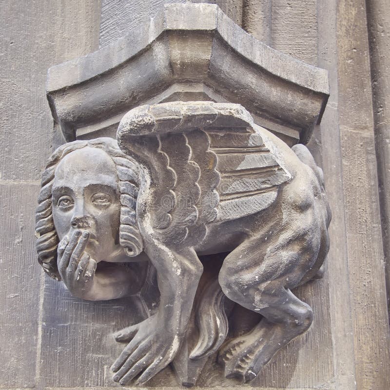 Sphinx Sculpture, Munich Germany Stock Photo - Image of ancient ...