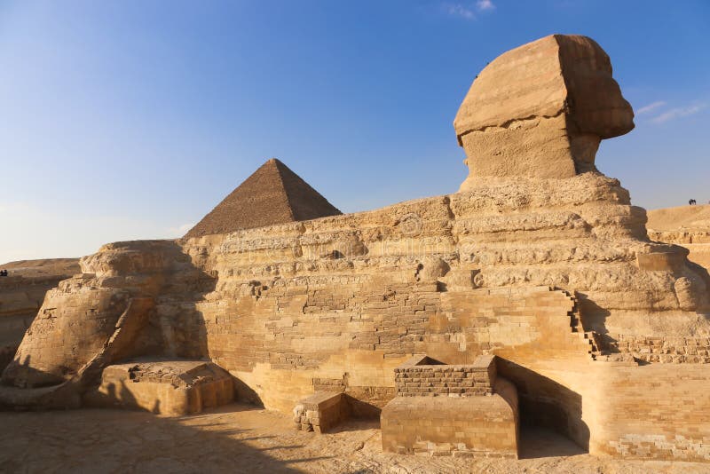 Egypt Pyramid Human Face Lion Stock Photos - Free & Royalty-Free Stock ...