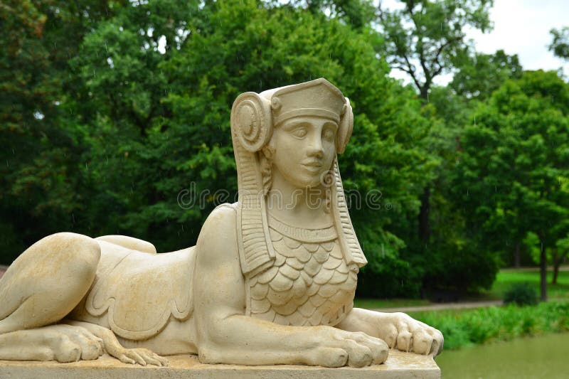 Sphinx stock image. Image of aschaffenburg, mythology - 36321505