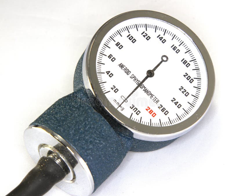 Sphygmomanometer with Blood Pressure Meter Stock Photo - Image of ...