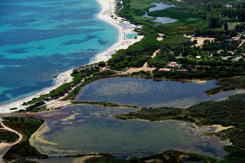 Spiaggia di Agrustos fotografia stock. Immagine di italia - 45709324