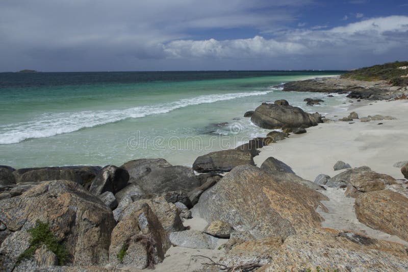 Spiaggia Di Augusta in Australia Immagine Stock - Immagine di spiaggia ...