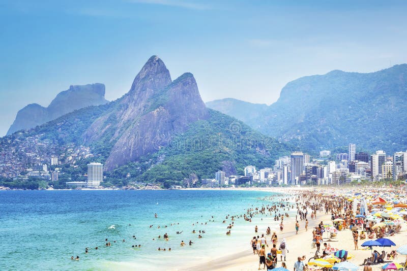 Spiaggia Di Ipanema in Rio De Janeiro, Brasile Fotografia Editoriale ...