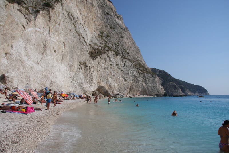 Spiaggia di Leucade fotografia editoriale. Immagine di oceano - 36563796