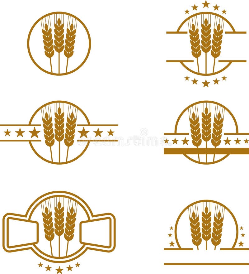 Spica emblem stock vector. Illustration of cereal, bakery - 65860816