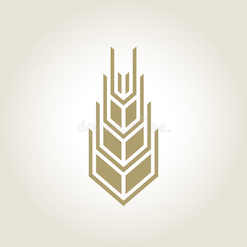 Spica Icon. Vector Farm Element Stock Vector - Illustration of label ...