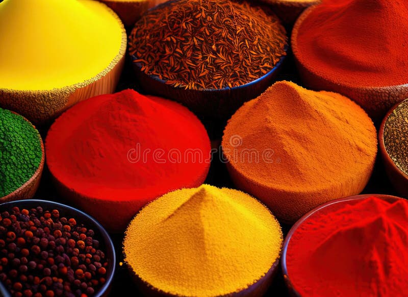 Spice Abstraction, Illustration. Stock Illustration - Illustration of ...