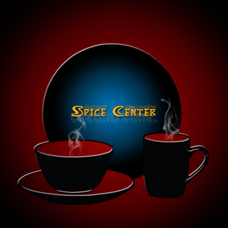 Spice center. stock illustration. Illustration of artistic - 60875132