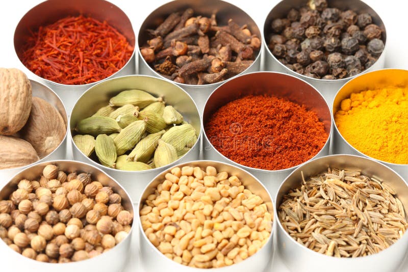 Spice stock image. Image of macro, cooking, yellow, cardamom - 44346175