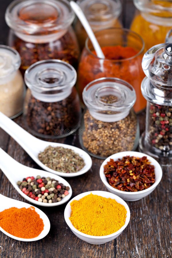 Spice collection stock image. Image of curry, anise, grated - 29293099