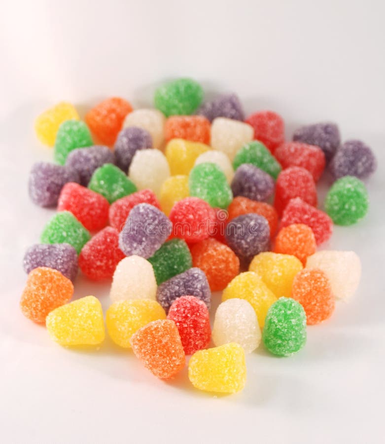 Candy Spice Drops in a Red Heart Shaped Bowl Stock Image - Image of ...