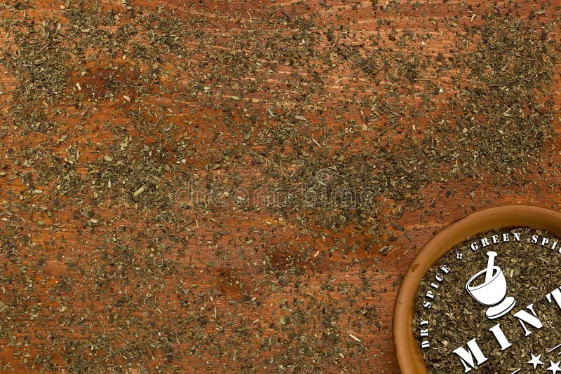 Spice - dry mint stock photo. Image of herb, healthy - 76720070