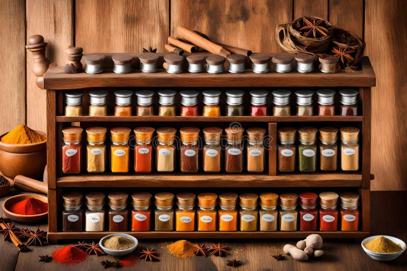 Spice Haven: a Room Filled with Global Spice Varieties Stock ...