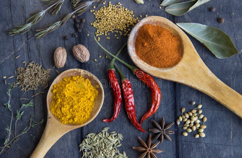 Spice stock image. Image of spices, rosemary, turmeric - 57231487