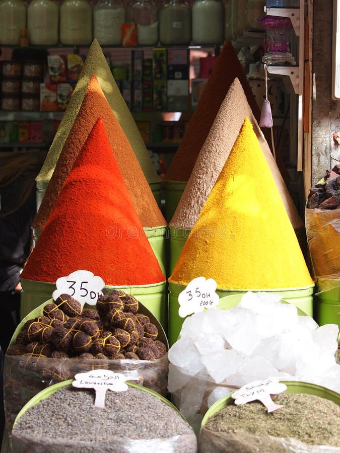 Spice market stock image. Image of bargain, case, africa - 35735171