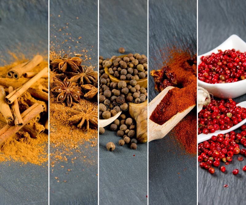 Spice Mix Stripes stock photo. Image of group, paprica - 86041558