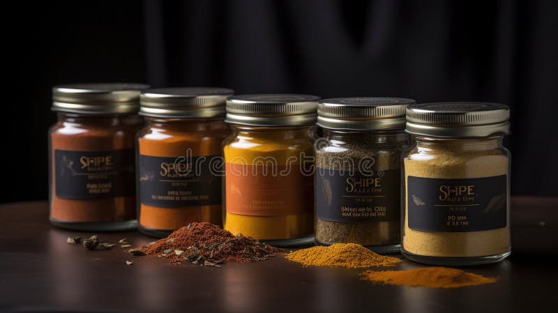 Spice is a Natural Use Condiment Various Type, Generative Ai Stock ...